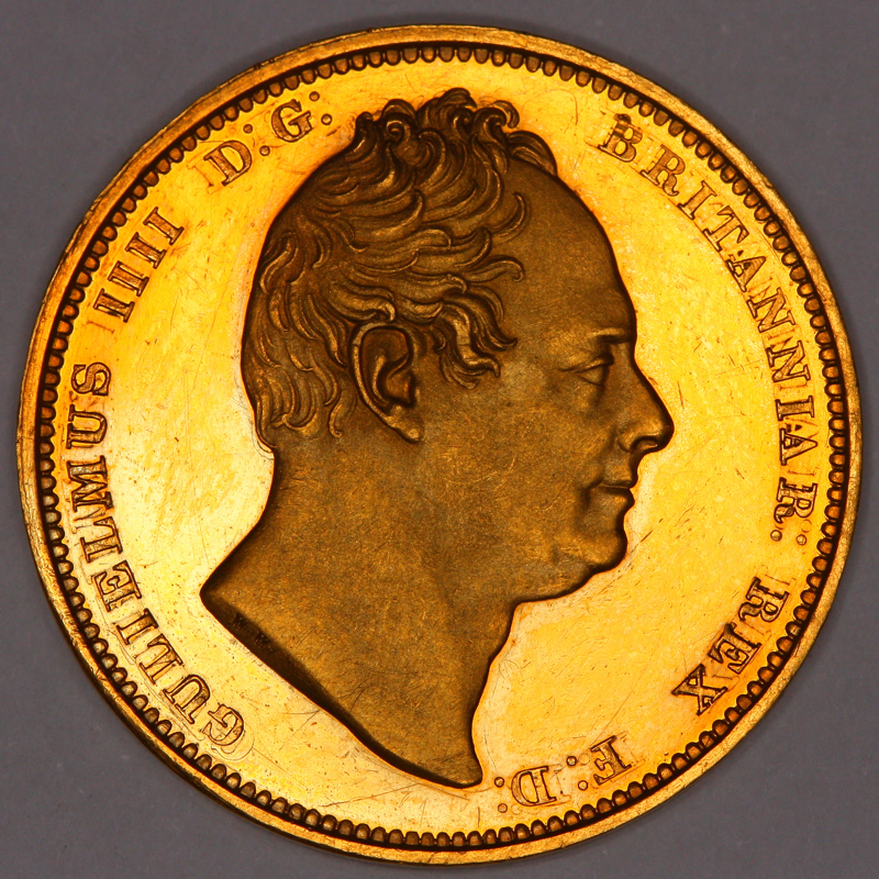 1831 KING WILLIAM IV IIII PROOF TWO 2 POUNDS DOUBLE SOVEREIGN - Jon Blyth