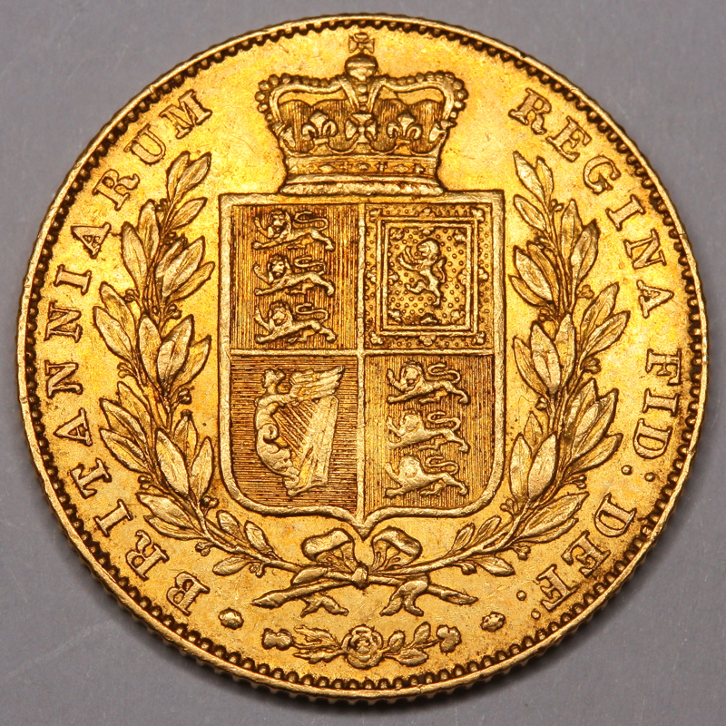1839 QUEEN VICTORIA GOLD SOVEREIGN COIN - Jon Blyth