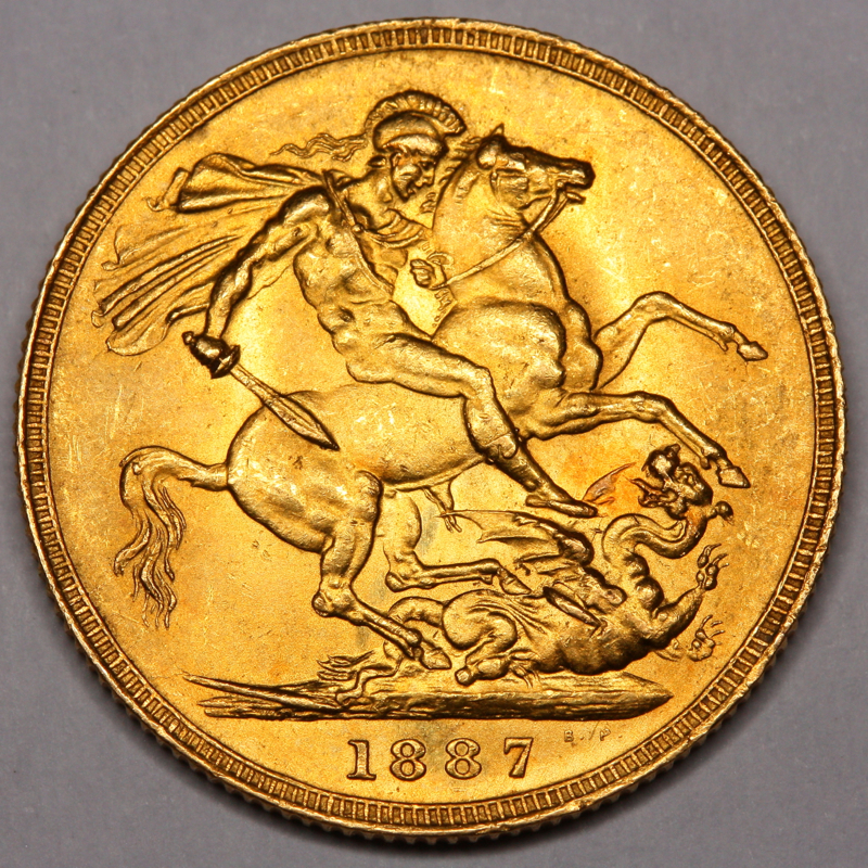 1887 QUEEN VICTORIA JUBILEE GOLD SOVEREIGN COIN - Jon Blyth