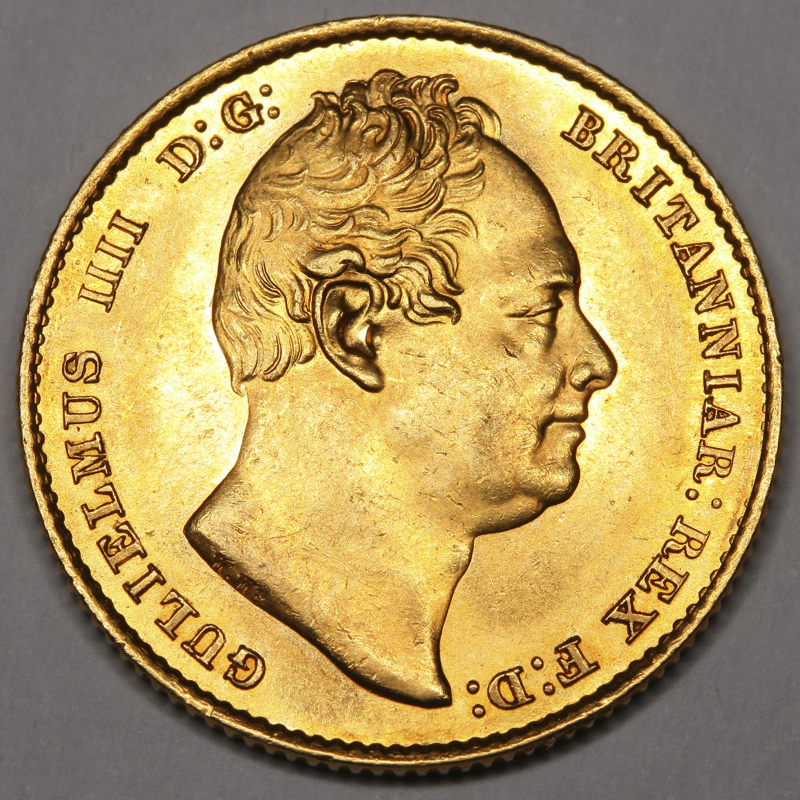 1832 KING WILLIAM IV IIII GOLD SOVEREIGN COIN - Jon Blyth