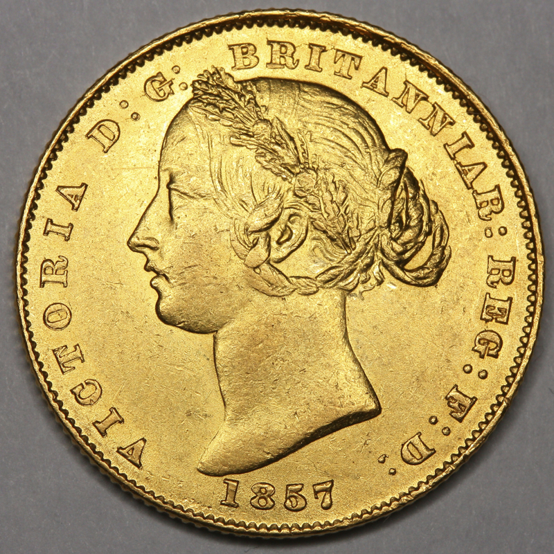 1857 QUEEN VICTORIA SYDNEY MINT SOVEREIGN - Jon Blyth