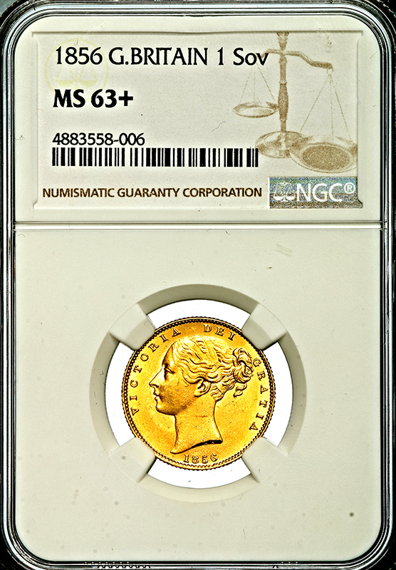 1856 Queen Victoria Sovereign - Jon Blyth