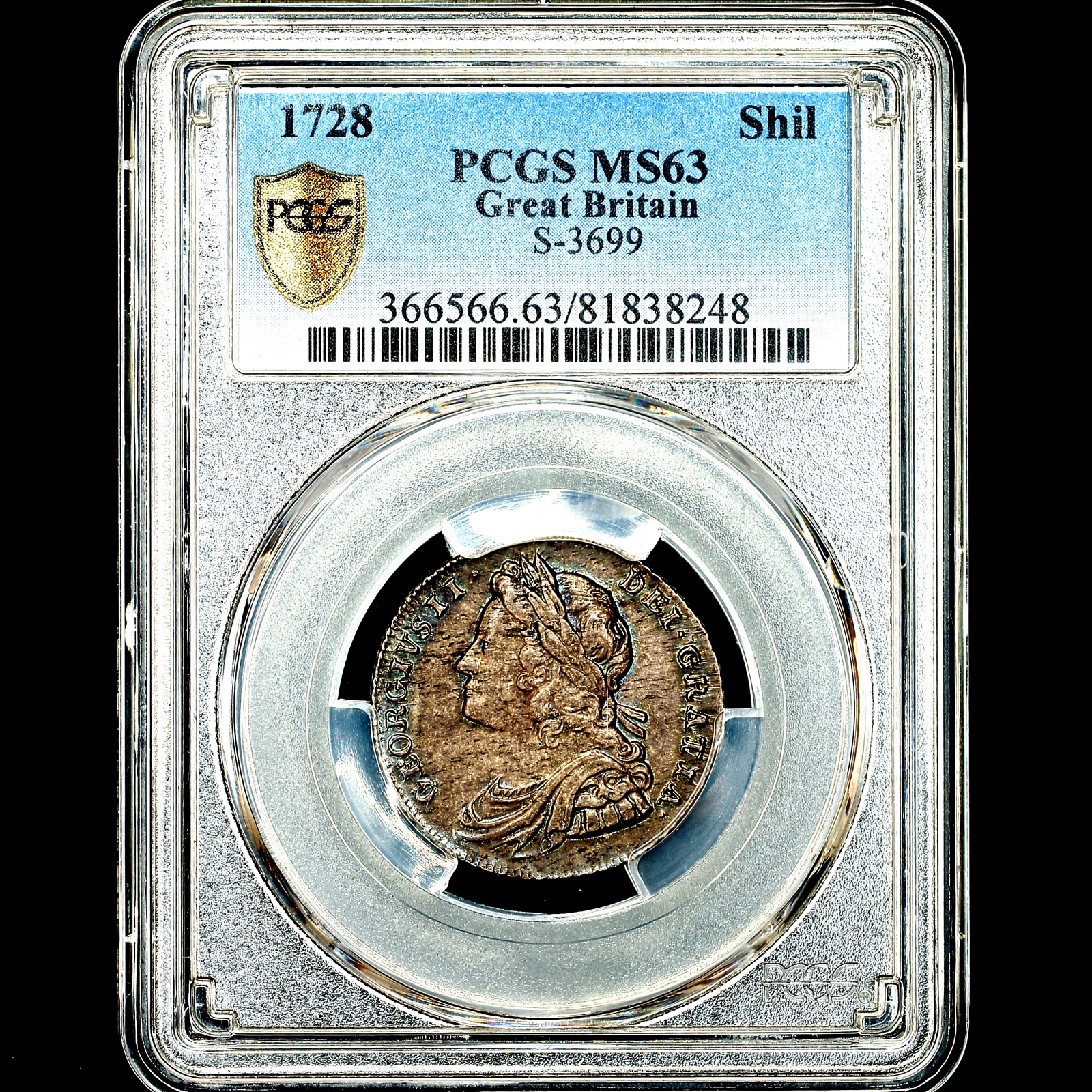 1728 King George II Shilling - Jon Blyth