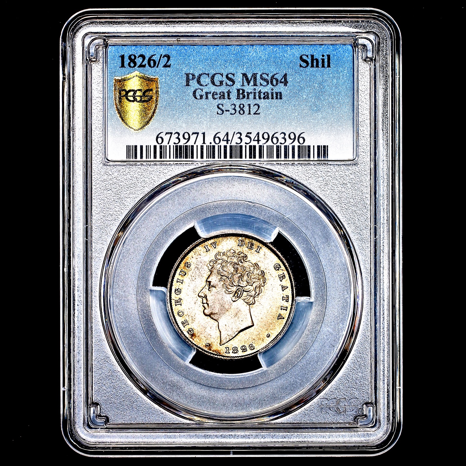 1826/2 King George IV Shilling - Jon Blyth