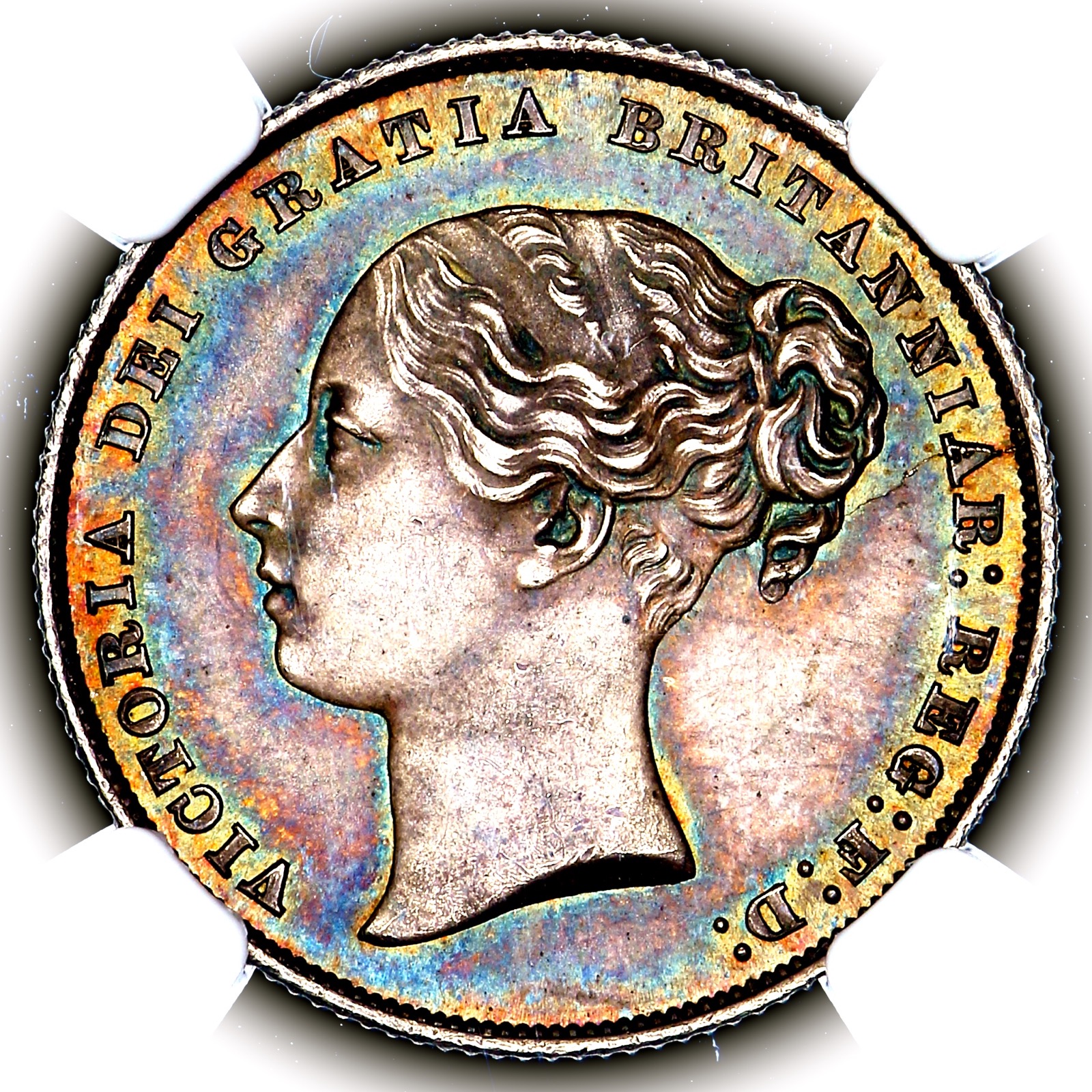 1858/9 Queen Victoria Shilling - Jon Blyth