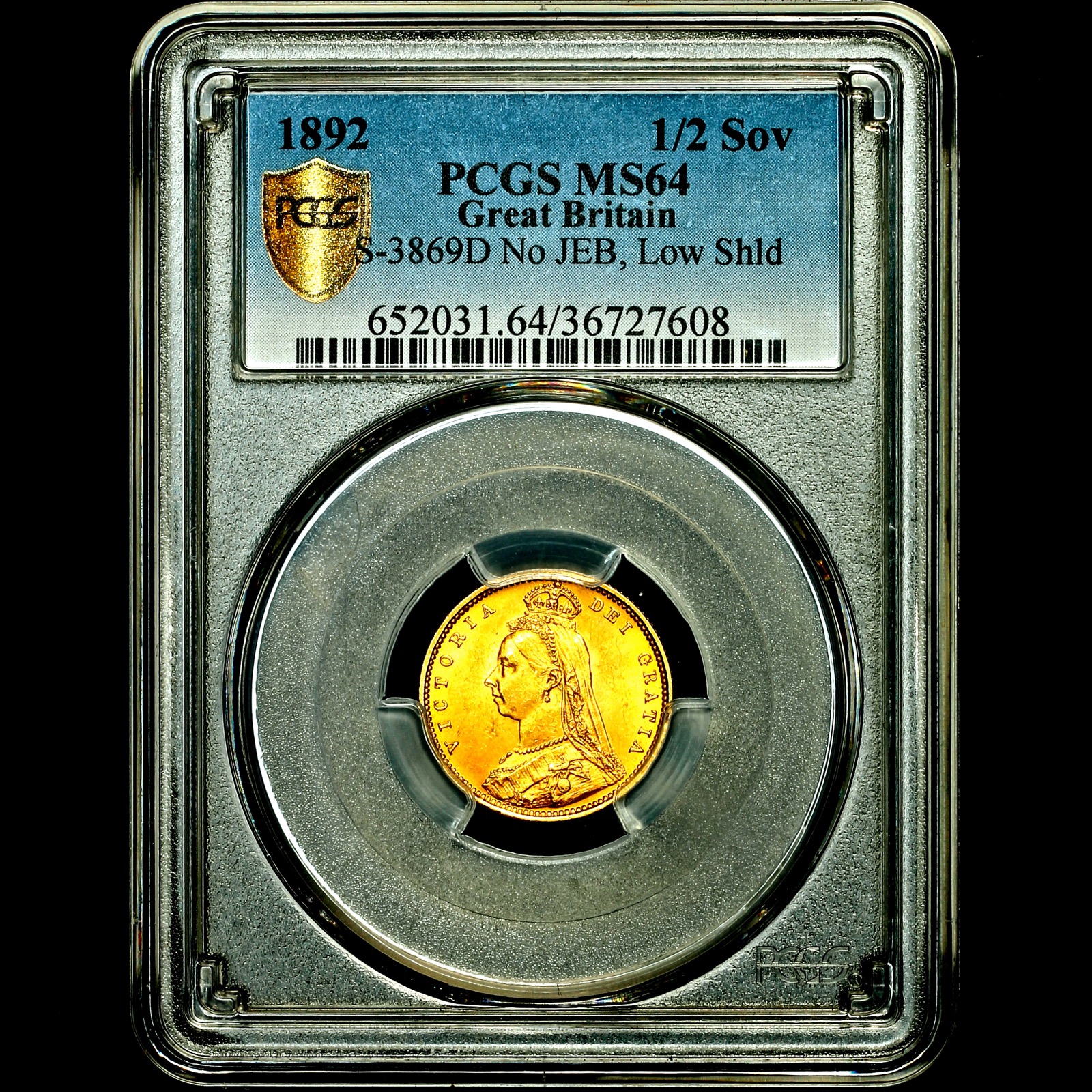 1892 Victoria Half Sovereign - Jon Blyth