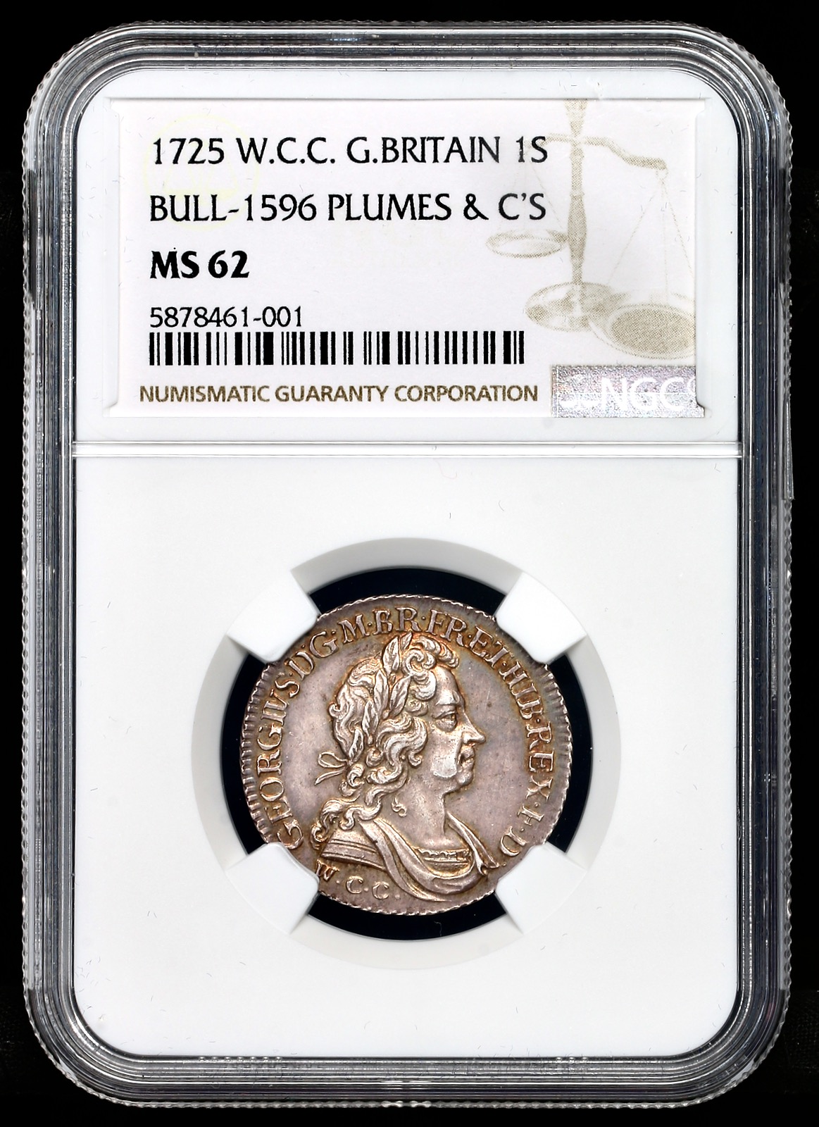 1725 W.C.C. George I Shilling - Jon Blyth