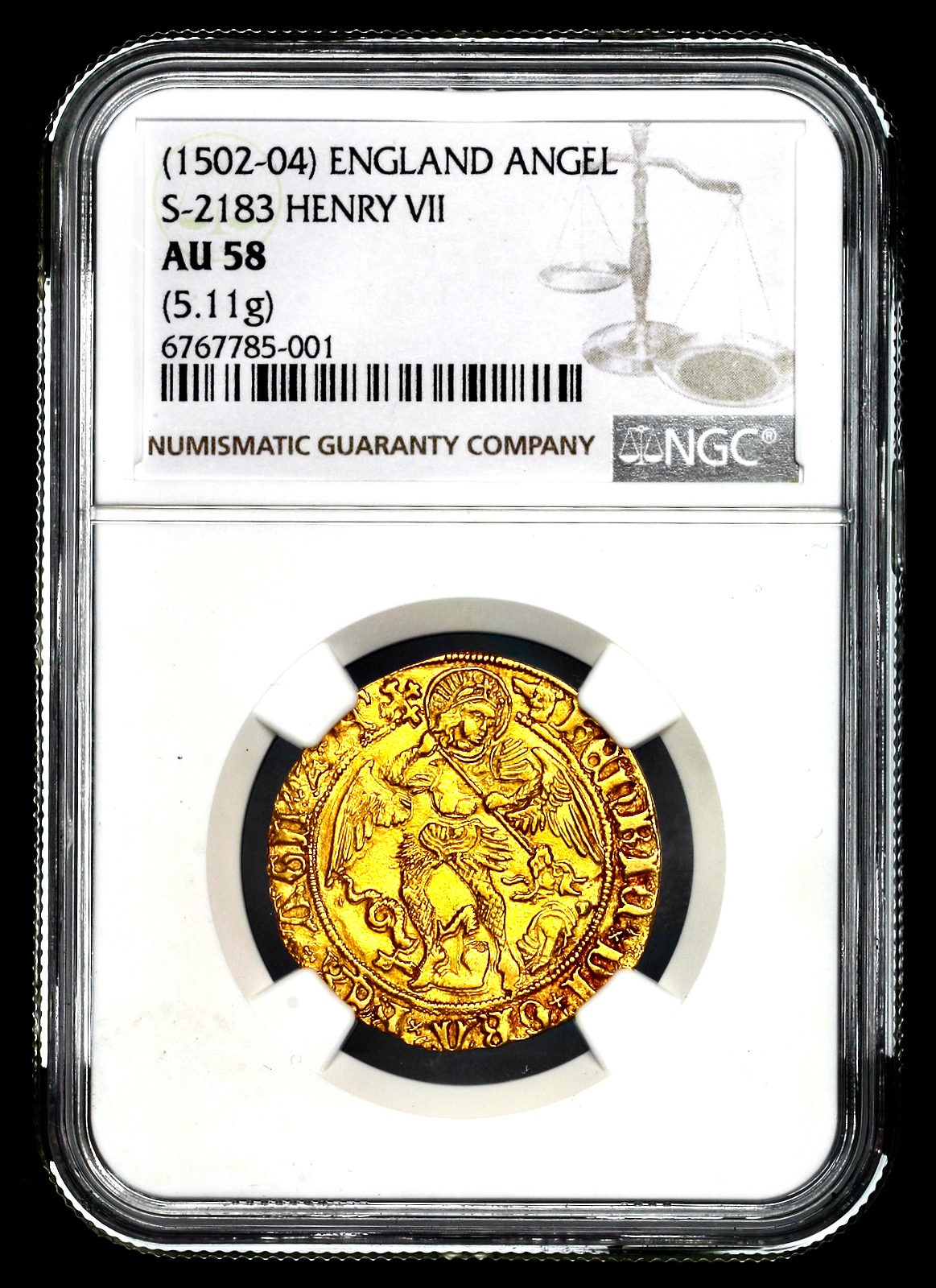 1502-1504 Henry VII Angel - Jon Blyth