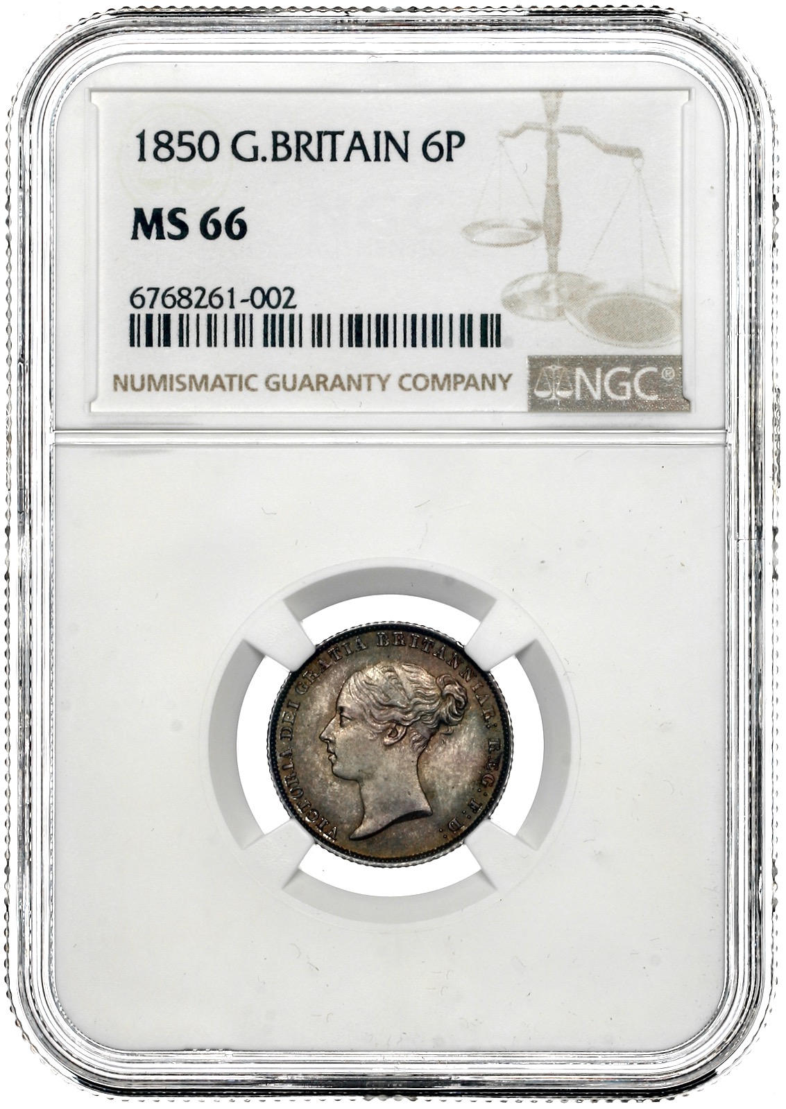 Rare 1850 Victoria Sixpence - Jon Blyth