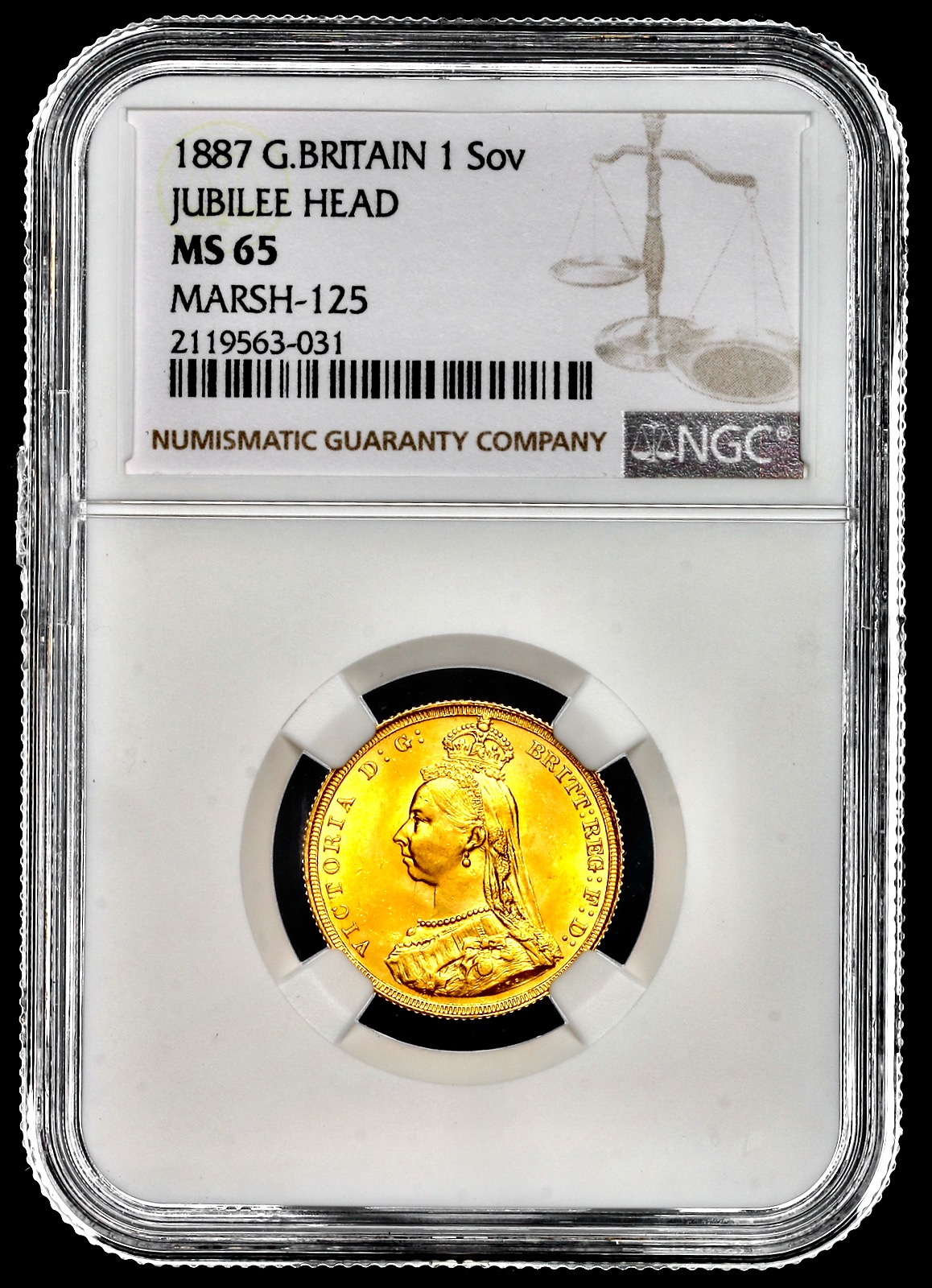 1887 Victoria Sovereign - Jon Blyth